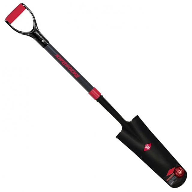 Razor-Back 16 Inch Drain Spade with Fiberglass Handle and Cushion D ...