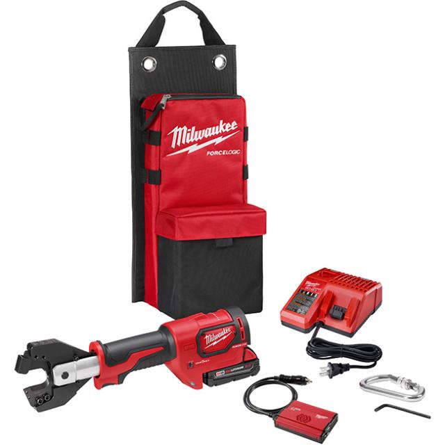 Milwaukee M18 Force Logic Cable Cutter Kit with 477 ACSR Jaws - GME Supply