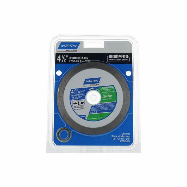 Norton 4-1/2 Inch Diamond Blade with Continuous Turbo Rim - GME Supply