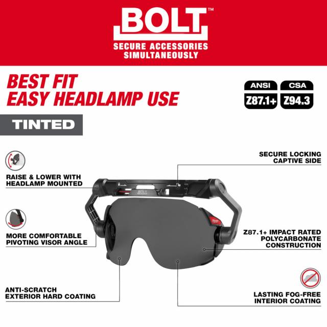 Milwaukee BOLT Eye Visor - GME Supply