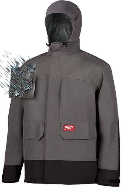 Milwaukee HYDROBREAK Rain Shell - GME Supply