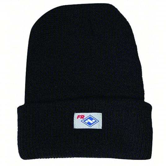 National Safety Apparel Fire Resistant Modacrylic Knit Winter Hat Black ...