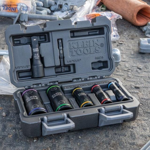 Klein Tools Flip Impact 7 Piece Socket Set - GME Supply
