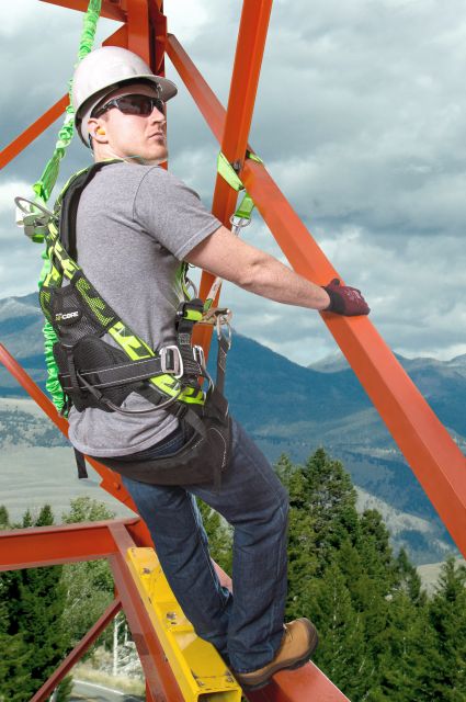 Miller ACT-QCBCUG AirCore Steel Tower Climbing Harness - GME Supply