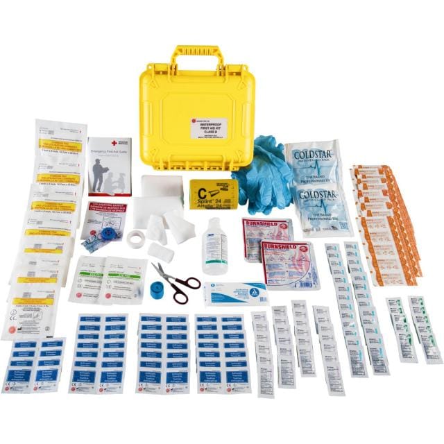 Genuine First Aid 50 Person ANSI Class B Type IV Waterproof First Aid ...