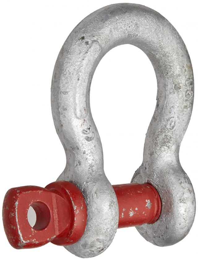 Crosby G-209 Galvanized Screw Pin Shackles - GME Supply