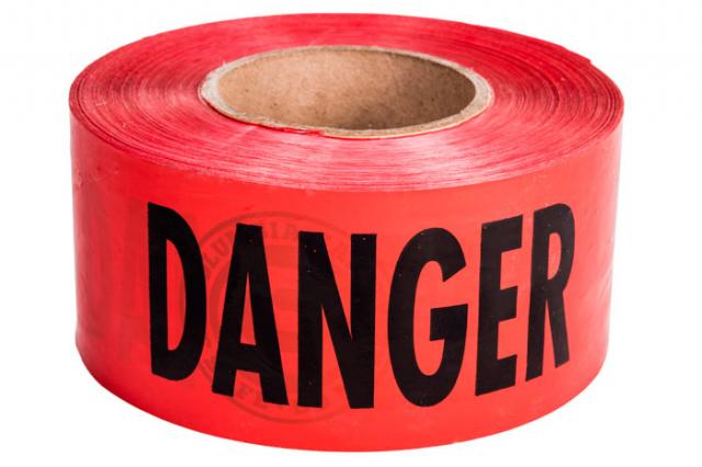 Columbia Safety "Danger" Barricade Tape - 3 Inch x 1000 Feet - GME Supply