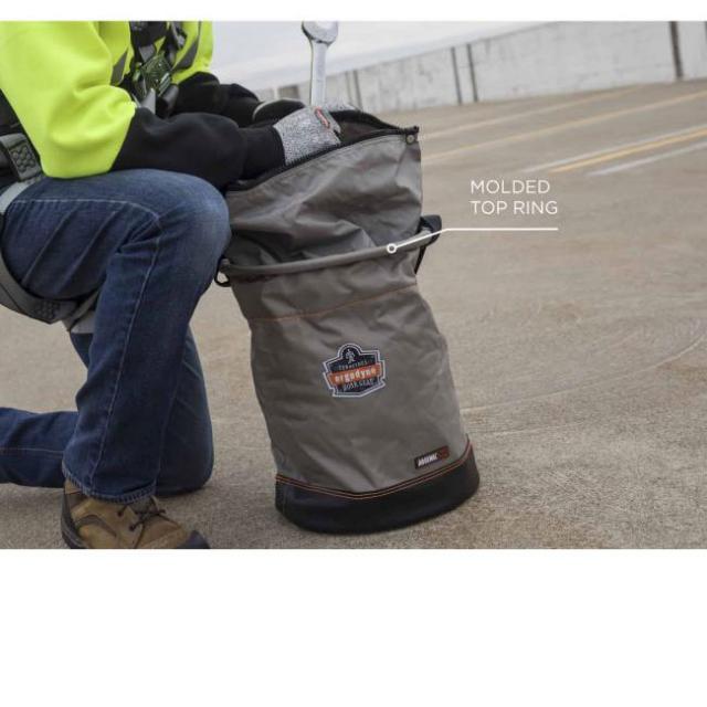 Ergodyne 5973 100 lb Arsenal Large Nylon Hoist Bucket Tool Bag with D ...