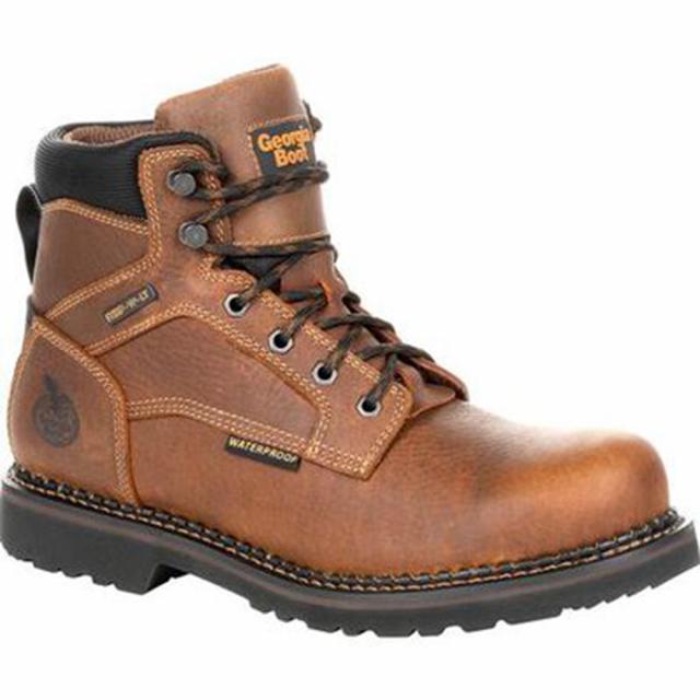 Georgia Boot Giant Revamp Waterproof 6 Inch Work Boots with Steel Toe ...