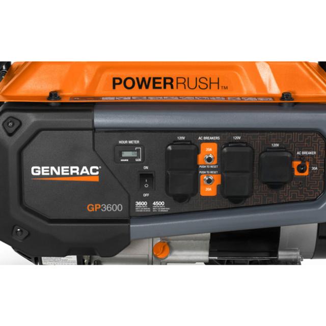 Generac GP Series 3600 Portable Generator - GME Supply