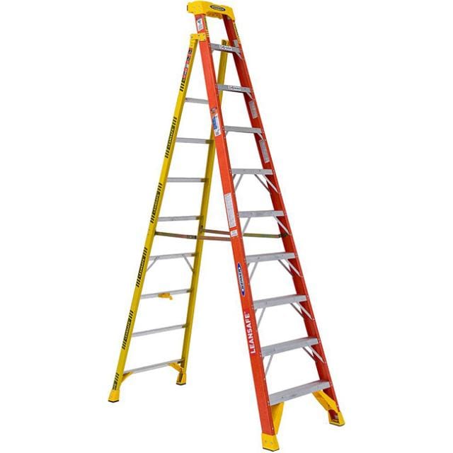 Werner Type 1A Fiberglass Leaning Ladder - GME Supply