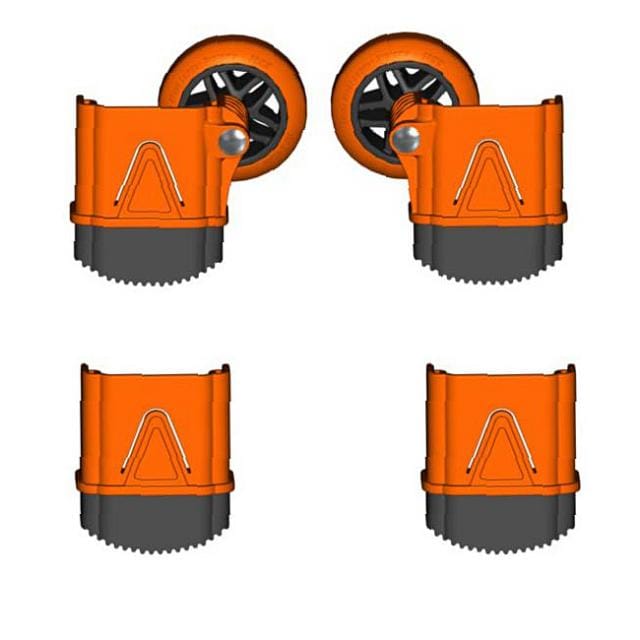 Little Giant Outer Snap-On Foot Replacement Kit for Revolution Ladder ...