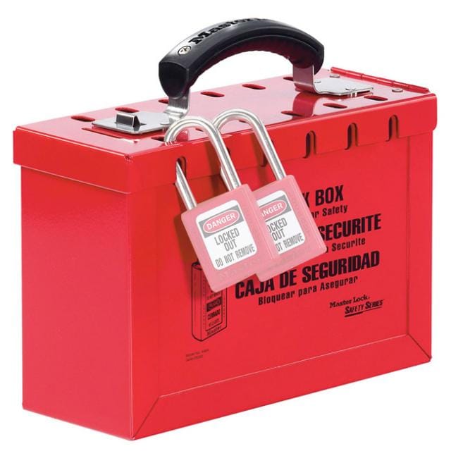 MasterLock Latch Tight Portable Group Loto Box - GME Supply
