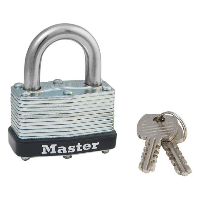Master Lock 1-3/4 Inch (44mm) Laminated Steel Warded Padlock (Keyed ...