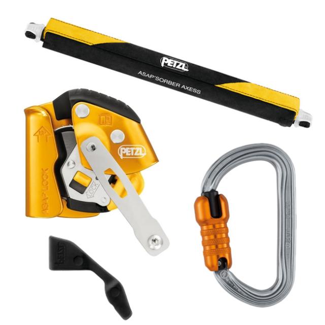 Petzl ASAP Lock Kit with ASAP'SORBER Axess and Carabiner - GME Supply