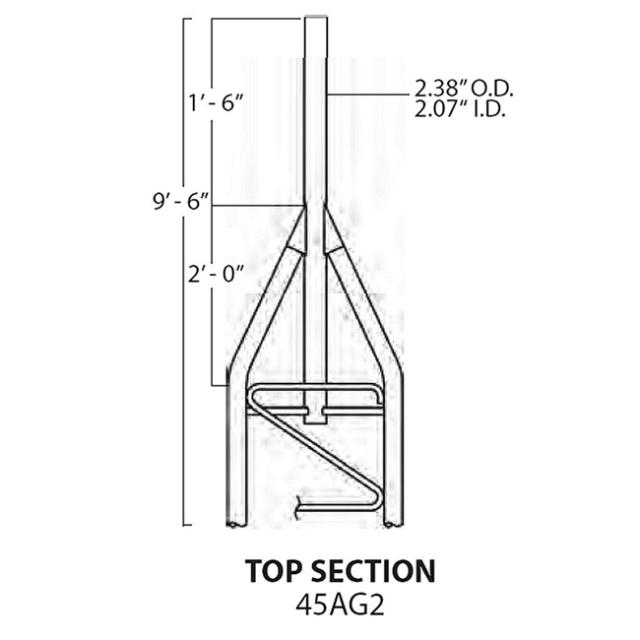 Rohn 45G Top Tower Section - GME Supply