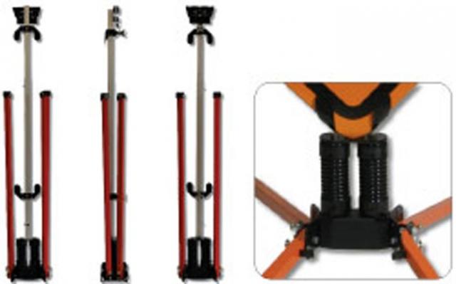 Bone Safety Dual Coil Spring Sign Stand - GME Supply