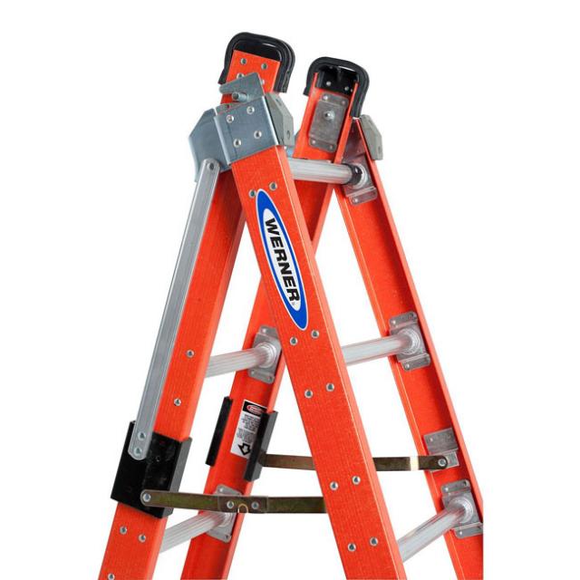 Werner Fiberglass Type 1AA Combination Ladder - GME Supply
