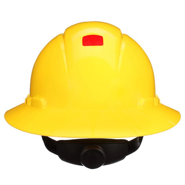 3M SecureFit Full Brim Hard Hat with 4-Point Ratchet Suspension and ...