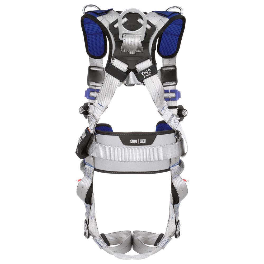3M DBI-SALA ExoFit X100 Comfort Construction Retrieval Safety Harness ...