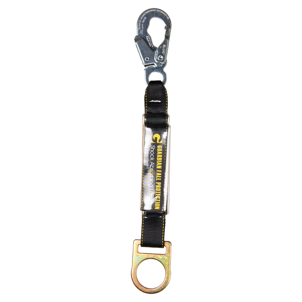 Guardian Shock Absorbing Extension Lanyard with Snap Hook - GME Supply