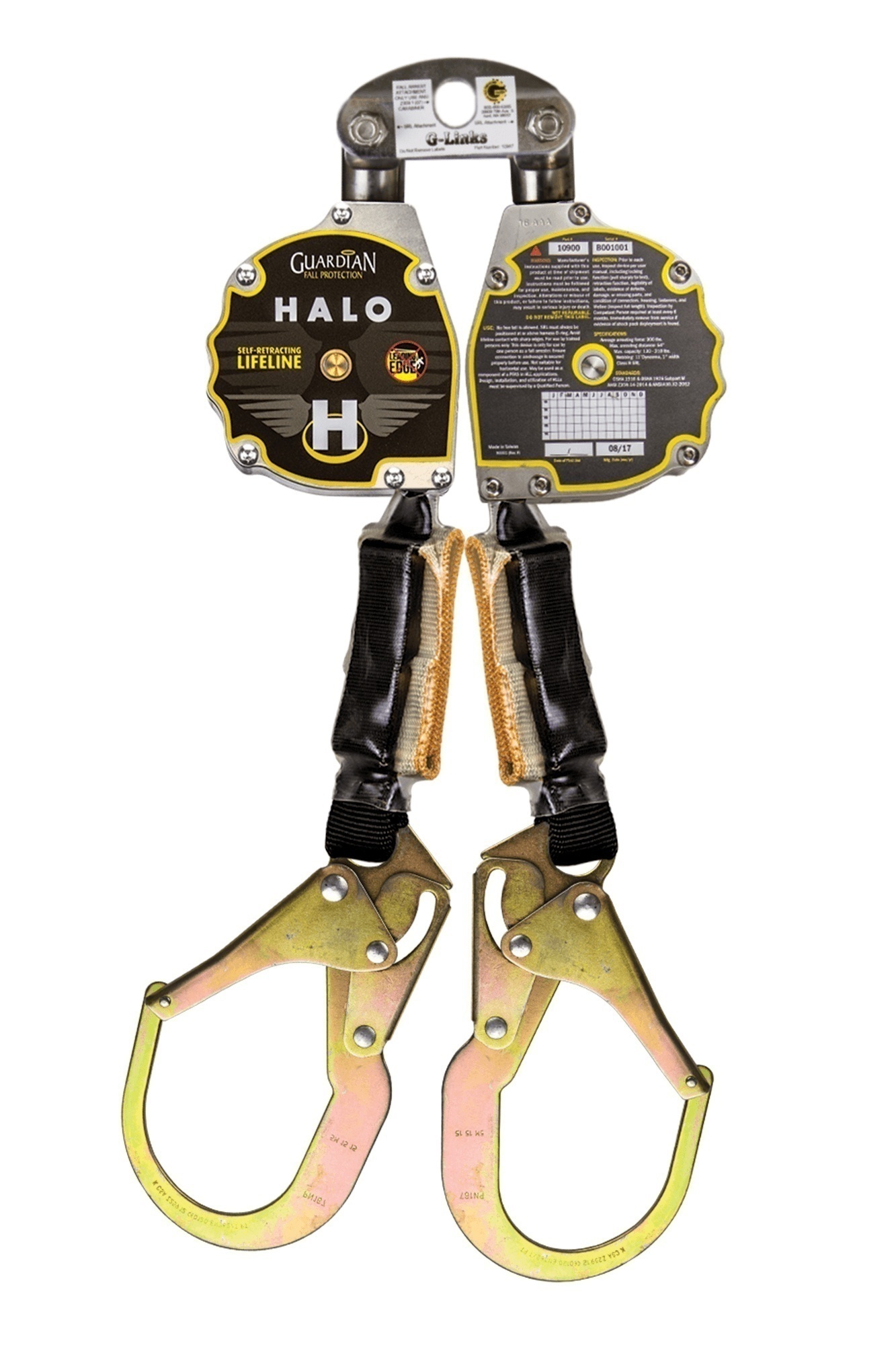 Guardian G-Link Dual Retractable SRL System, 11 Ft. - GME Supply