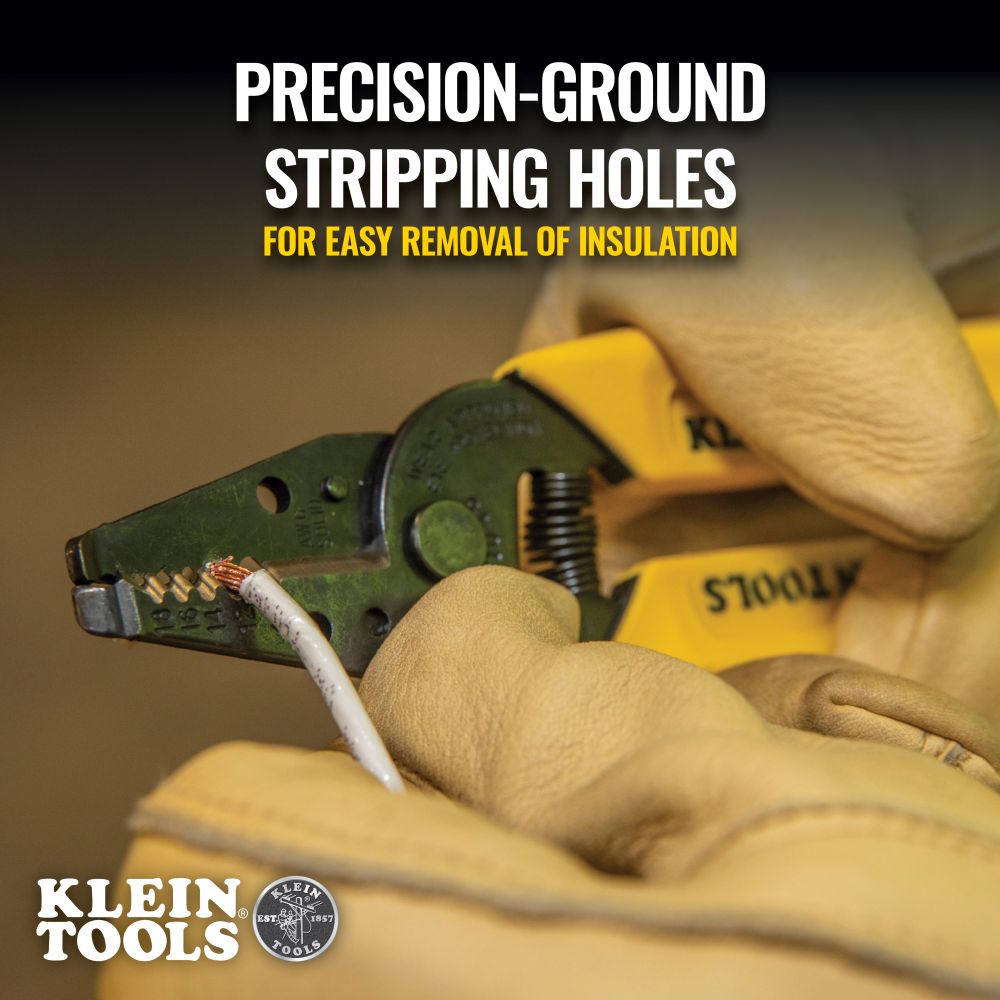 Klein Tools 11045 Solid Wire Stripper & Cutter 10-18 AWG - GME Supply