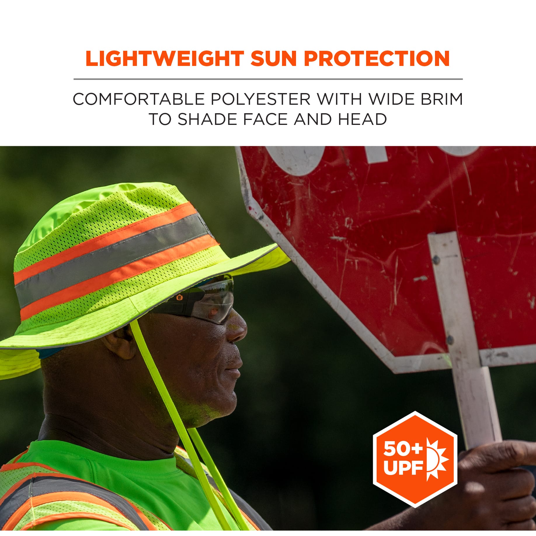 Ergodyne Chill-Its 8935CT Hi-Vis Ranger PVA Cooling Sun Hat - GME Supply