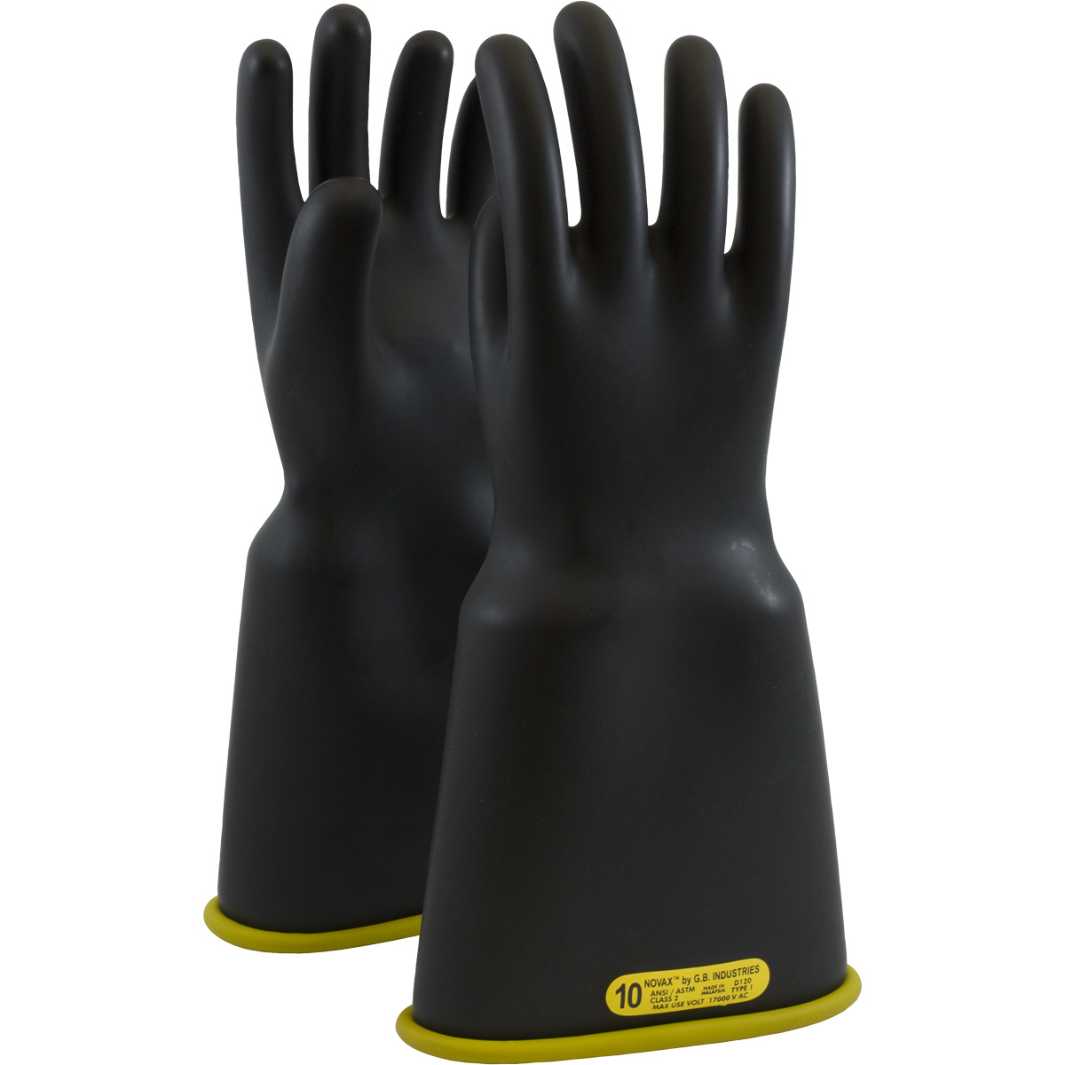 Novax Class 2 Rubber Insulating Glove with Bell Cuff - GME Supply