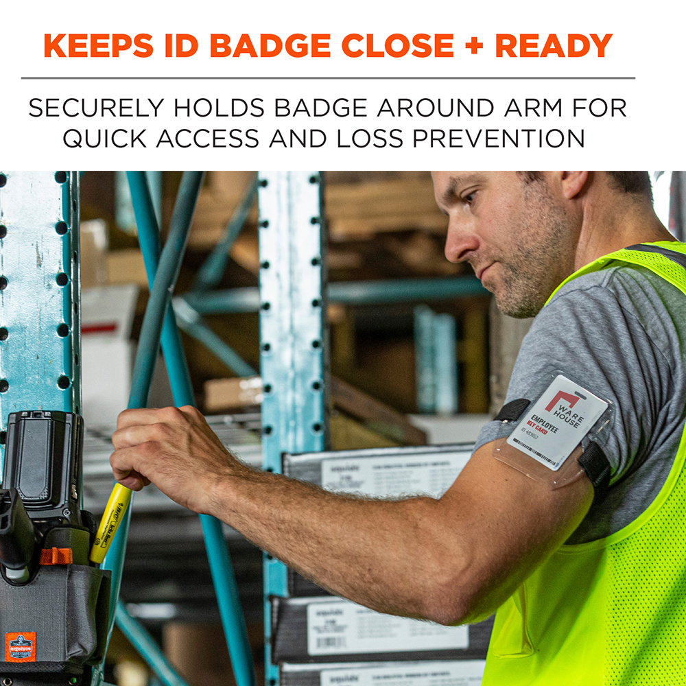 Ergodyne Squids 3386 Vinyl Arm Band ID or Badge Holder - GME Supply