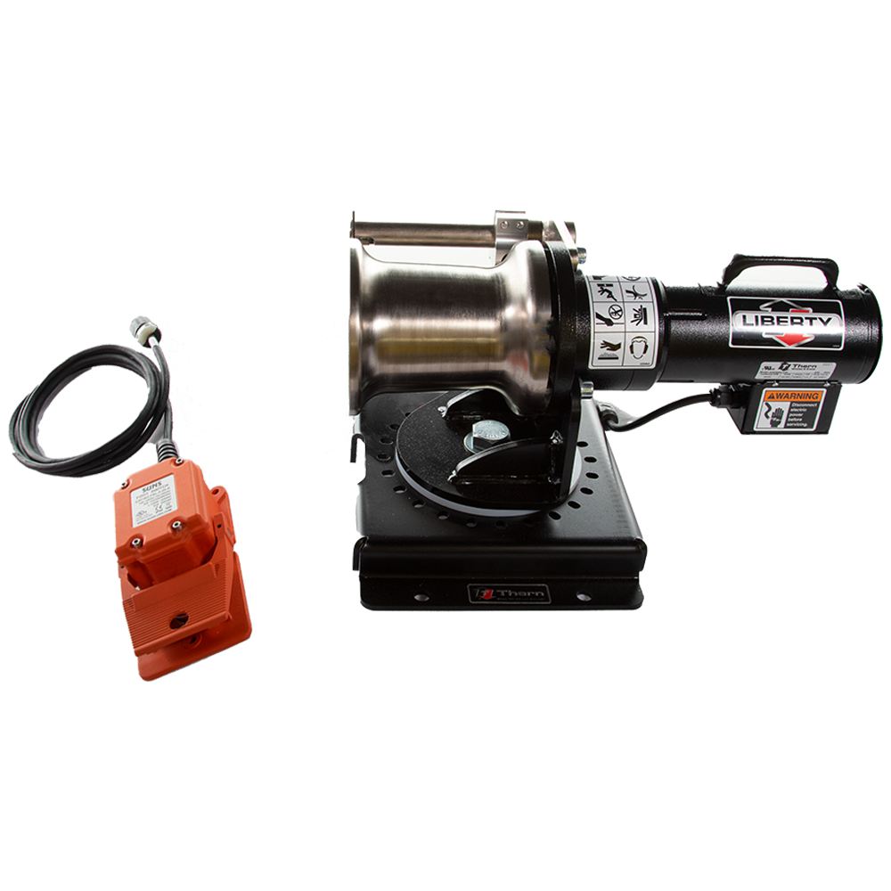 Thern Liberty 2,000 lb Capstan Winch with Swivel Mount - GME Supply