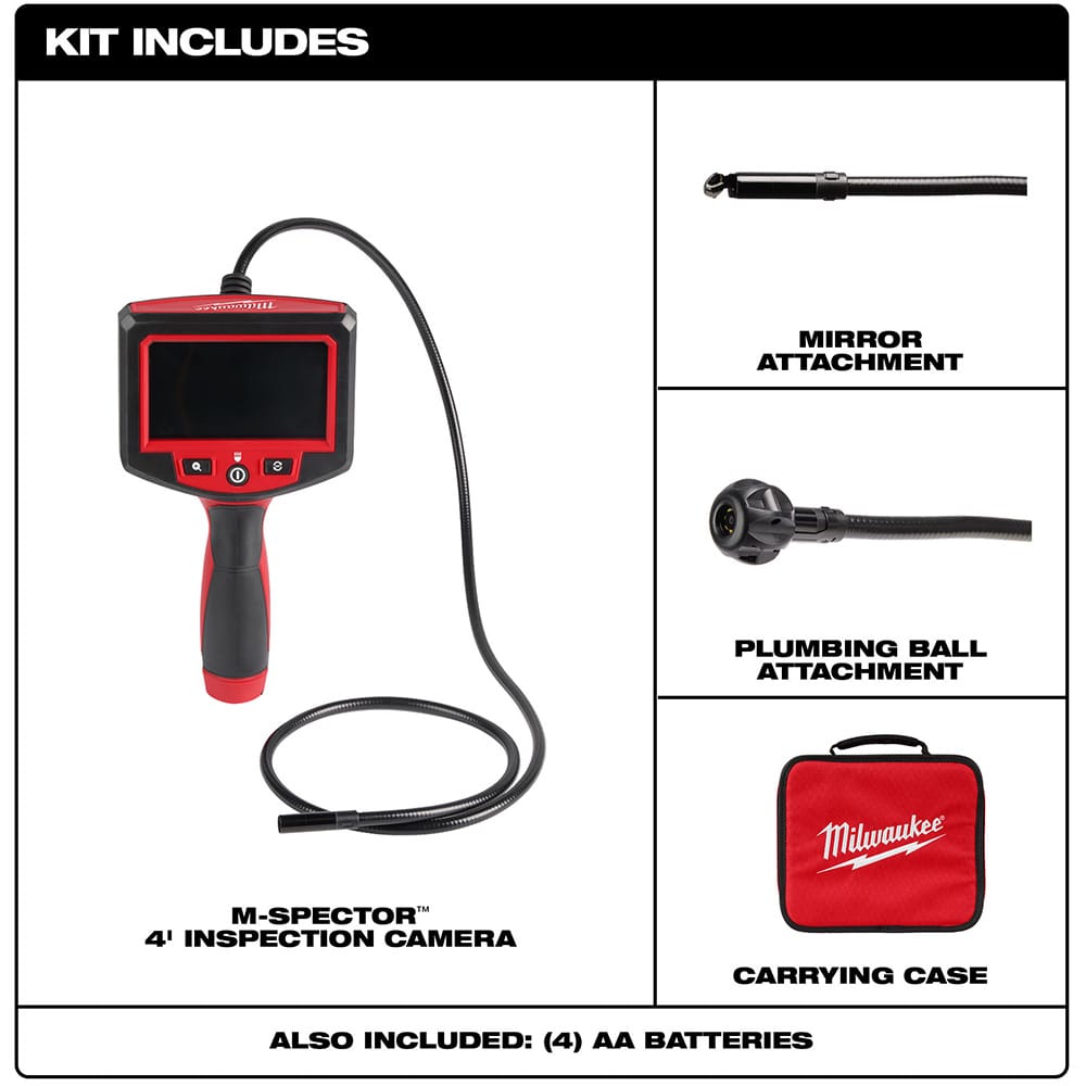 Milwaukee M-Spector 4 Foot Inspection Camera - GME Supply