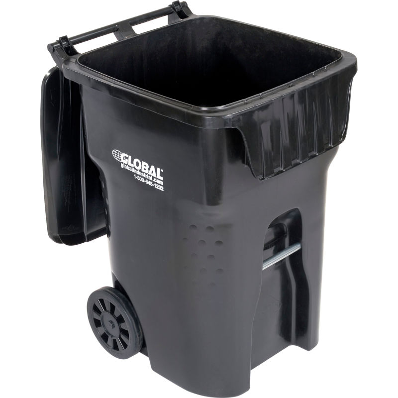 Global Industrial 95 Gallon Mobile Trash Container - GME Supply