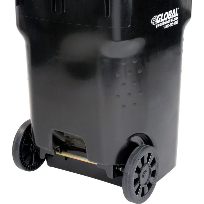 Global Industrial 95 Gallon Mobile Trash Container - GME Supply