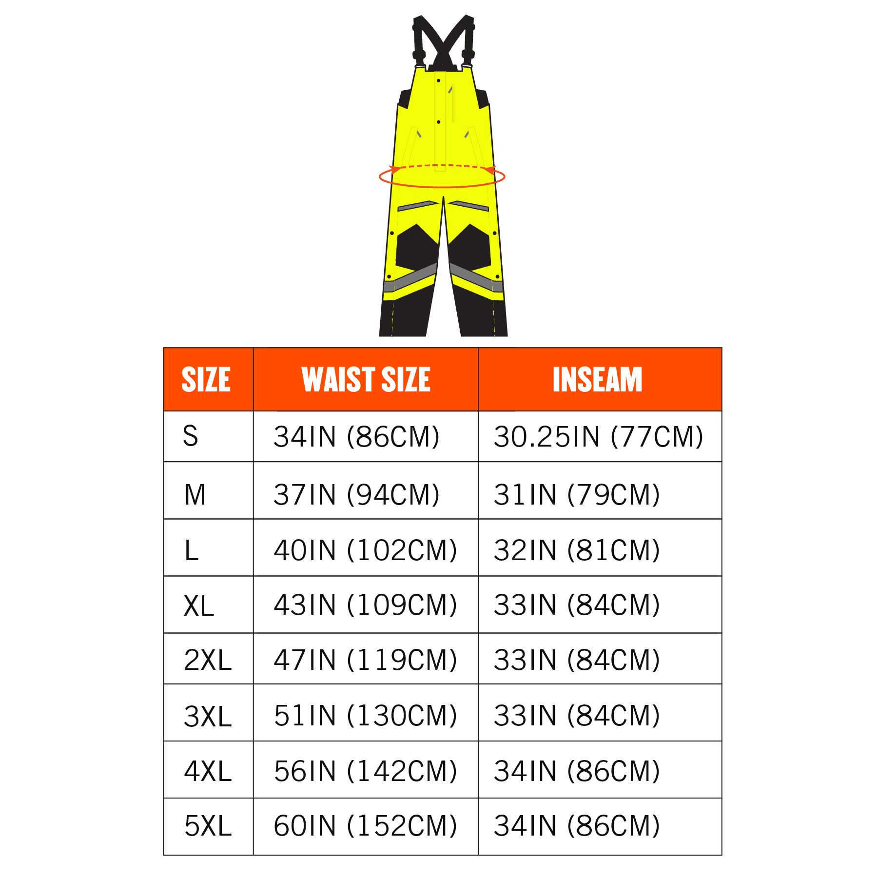 Ergodyne GloWear 8928 Hi-Viz Class E Insulated Bibs - GME Supply