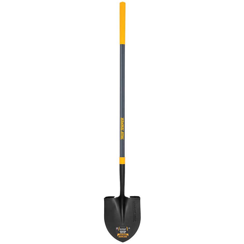 Ames True Temper Forged Round Point Shovel With Comfort Step and ...