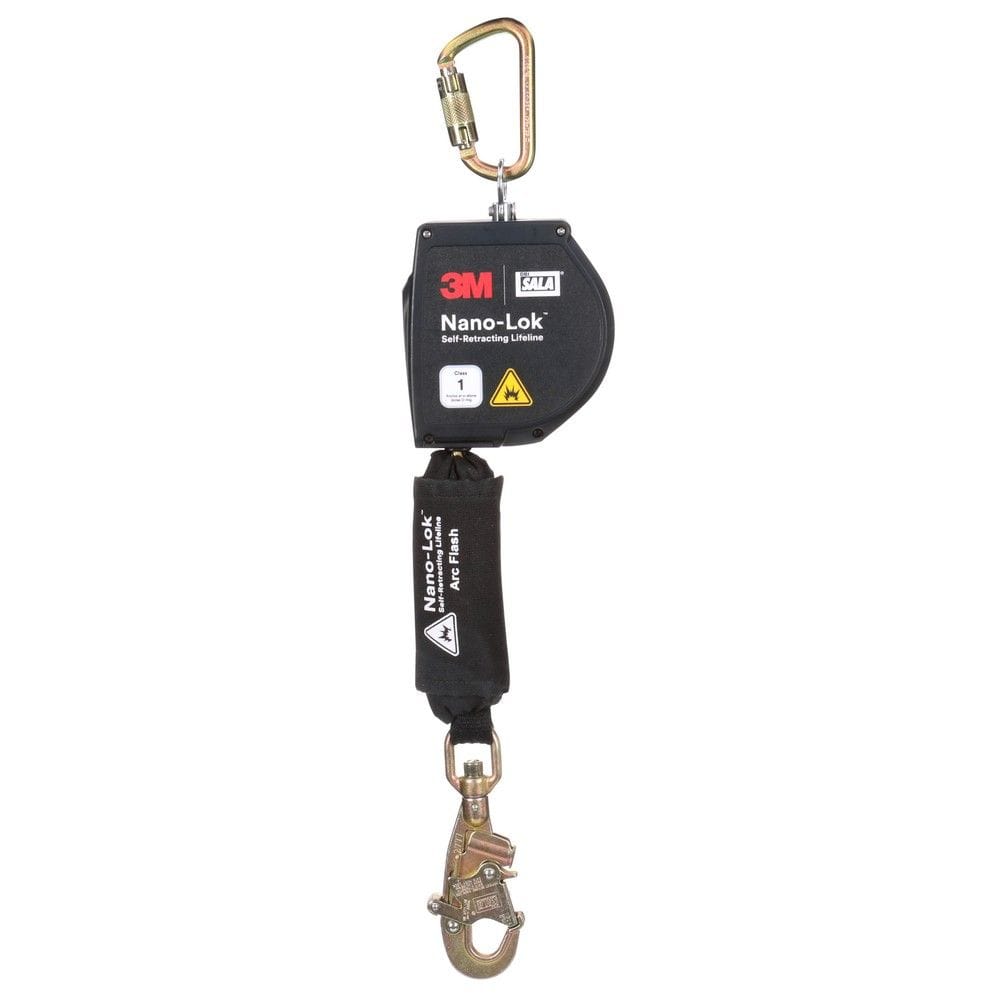 3M DBI-SALA® Nano-Lok 11 ft. Arc Flash Web SRL, Carabiner Anchor & Swivel Snap Hook - GME Supply
