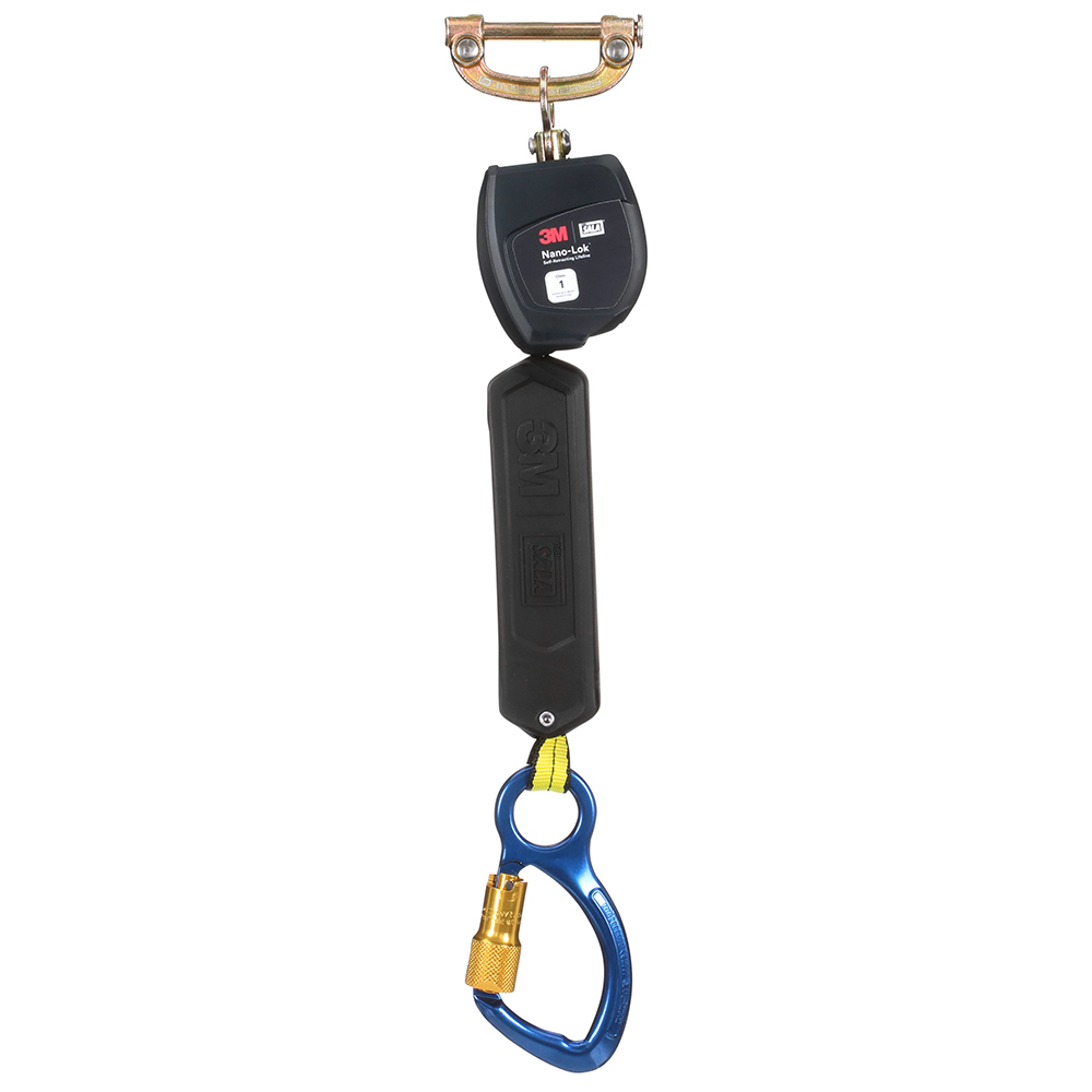 3M DBI-SALA Class 1 Direct Mount Nano-Lok Personal Self-Retracting Lifeline - GME Supply
