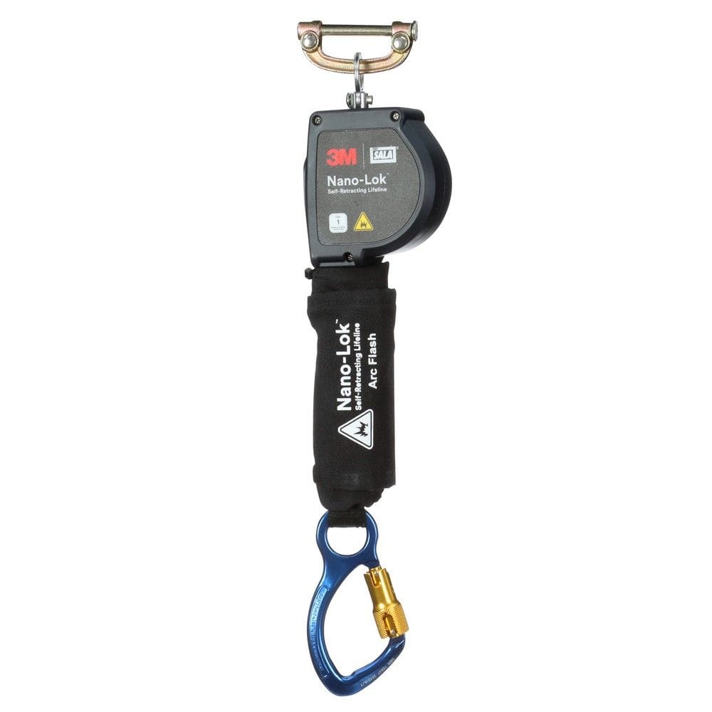 3M DBI-SALA Nano-Lok 8 ft. Arc Flash Web SRL, Harness Quick Connect ...