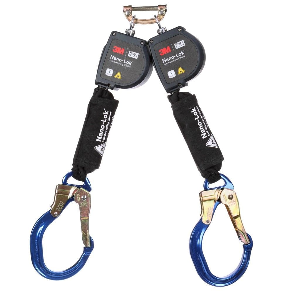 3M DBI-SALA Nano-Lok 8 ft. Twin-Leg Arc Flash Web SRL, Harness Quick ...