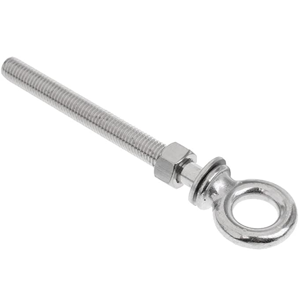 316 Stainless Steel Long Thread Eye Bolts M10 x 100mm - GME Supply