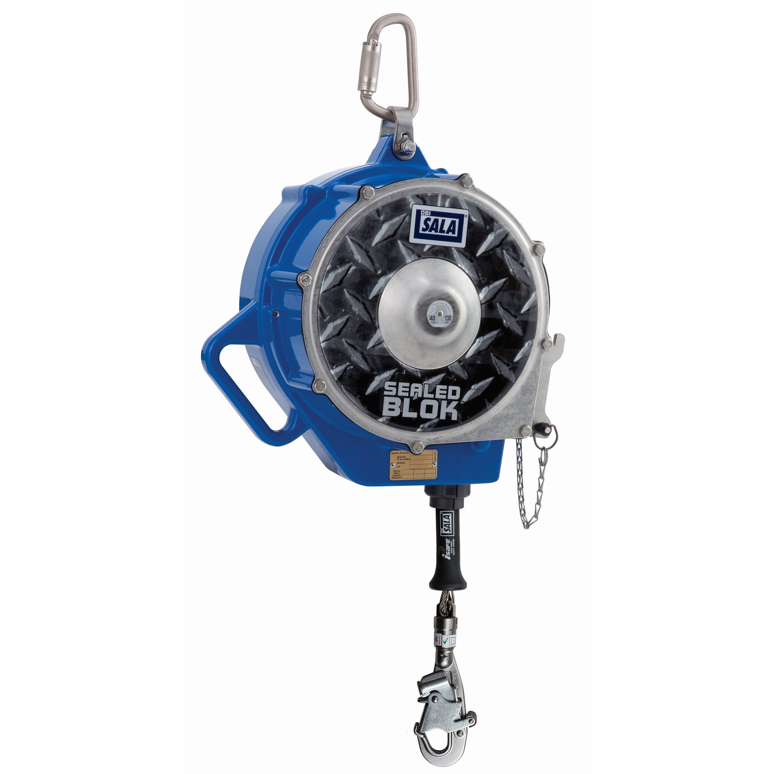 3M DBI-SALA Sealed-Blok 130 ft 3-Way Retrieval Stainless Cable SRL with ...