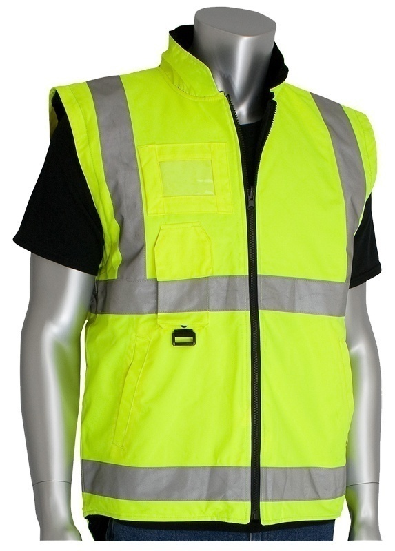 PIP All Conditions 7-In-1 Insulated Class 2 & 3 Hi-Visibility Yellow ...