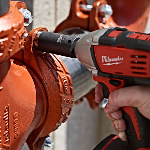 Milwaukee SHOCKWAVE Impact 3/8 Inch Deep Well Socket - GME Supply