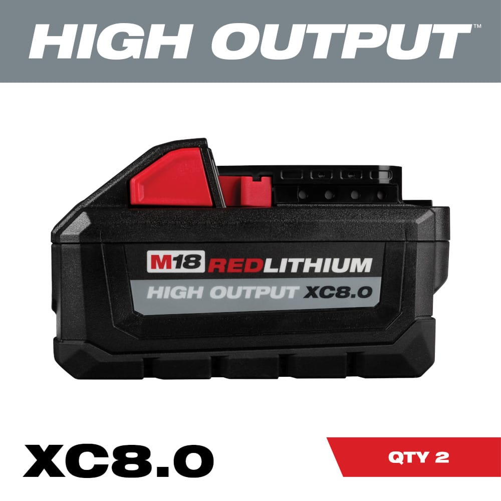 Milwaukee M18 REDLITHIUM High Output XC8.0 Battery - GME Supply