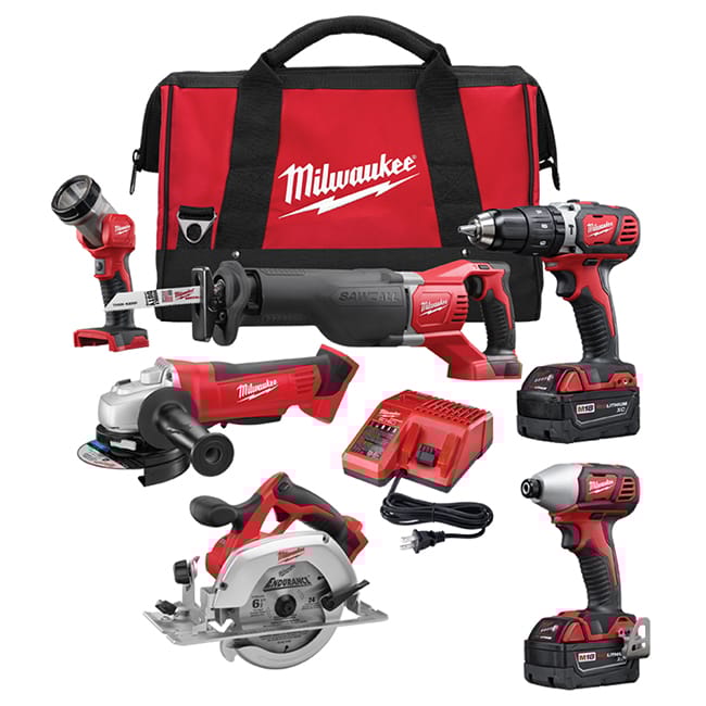 Milwaukee M18 6 Tool Combo Kit - GME Supply