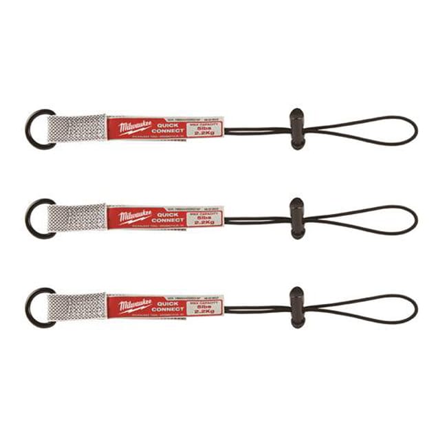 Milwaukee Quick Connect Accessory Tether (3 Pack) - GME Supply