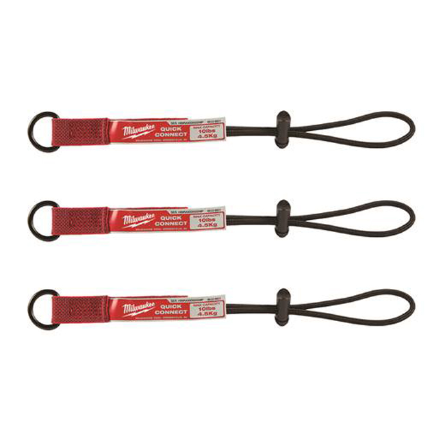Milwaukee Quick Connect Accessory Tether (3 Pack) - GME Supply