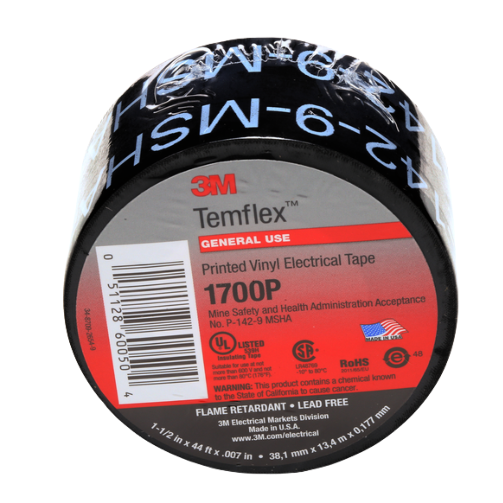 3M Temflex Mining-Grade Vinyl Electrical Tape - GME Supply
