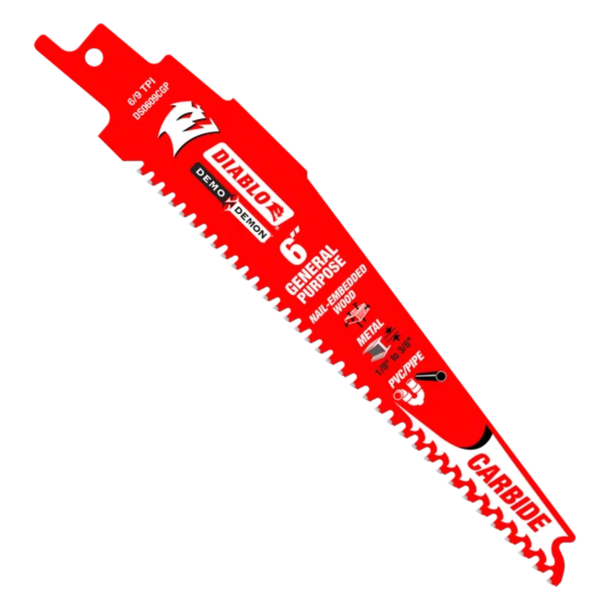 Diablo Demo Demon Carbide Reciprocating Saw Blades for General Purpose ...